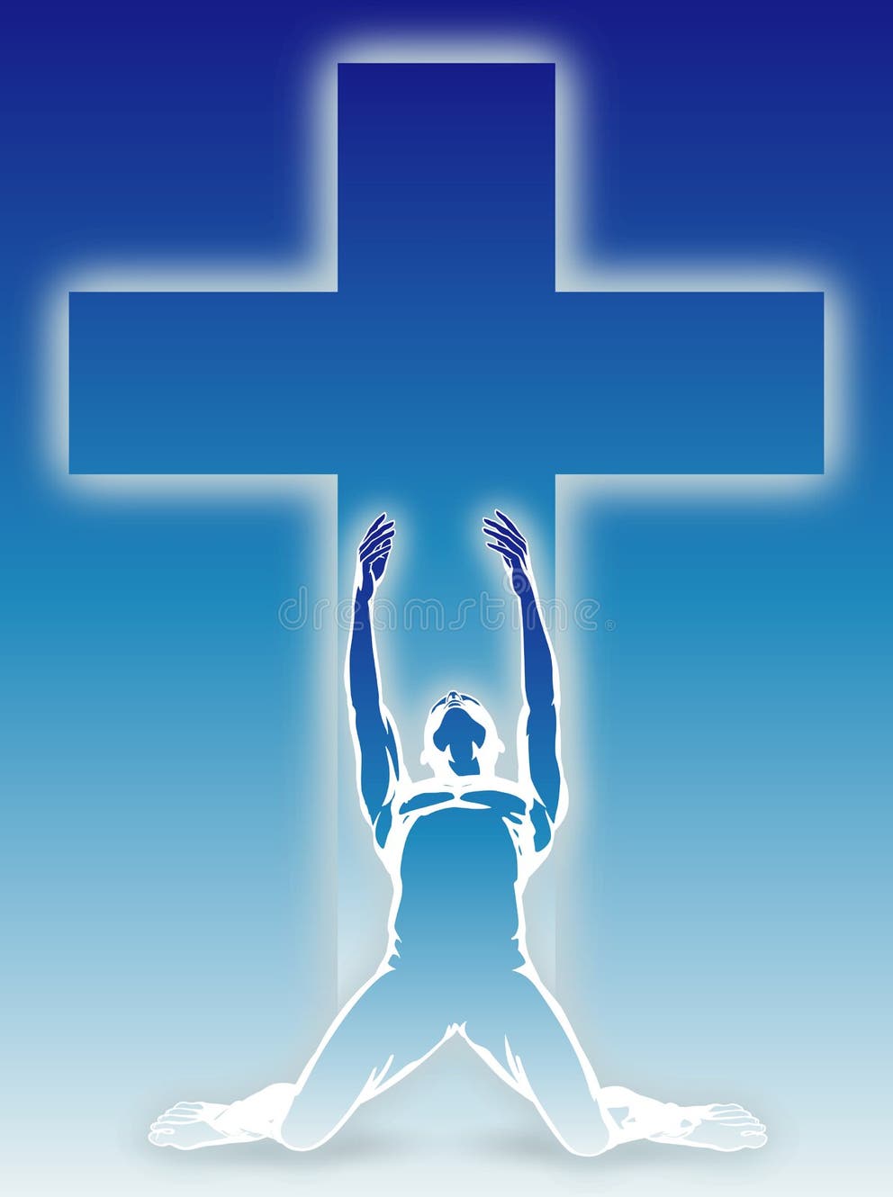 Man Praying Under Cross Stock Illustrations – 11 Man Praying Under ... Man Praying Under Cross Stock Illustrations – 11 Man Praying Under ...
