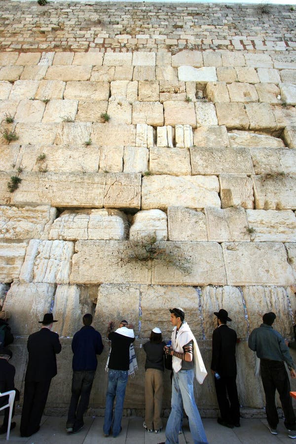 Praying at the Western Wall Editorial Photo - Image of orthodox ...