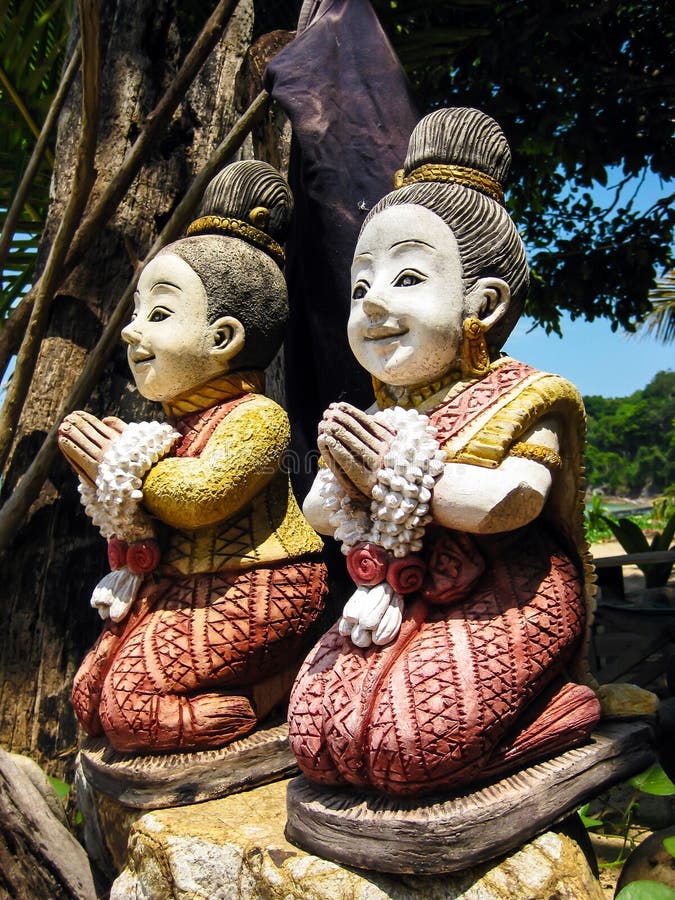 Praying Women Statue stock photo. Image of object, mystical - 43810592