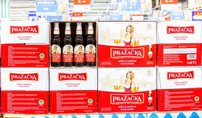 Prazacka Czech Bottled Light Beer Prazacka Made Using the Traditional ...