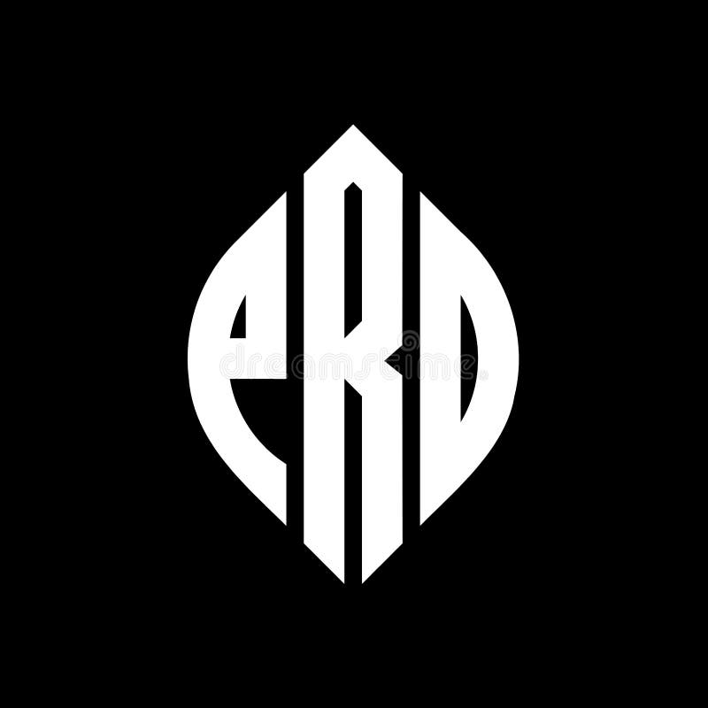PRD Circle Letter Logo Design with Circle and Ellipse Shape. PRD ...