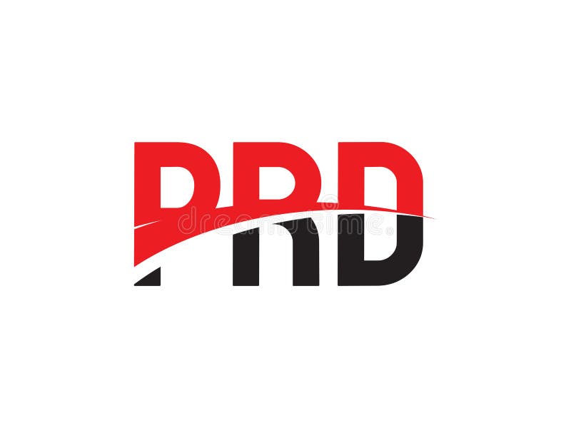 PRD Letter Initial Logo Design Vector Illustration Stock Vector ...