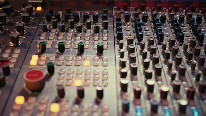 Pre Amp Knobs Switchers Mixing Console Panel Board Stock Photos - Free ...