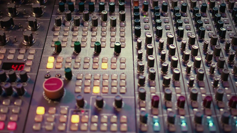 Sliders on Audio Mixing Board Stock Photo - Image of music, fader: 4734