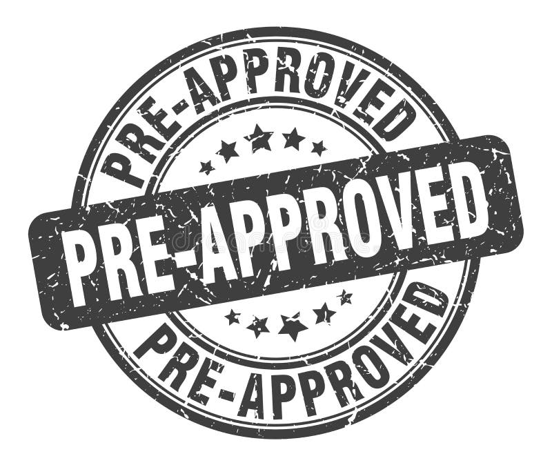 Approved stamp stock vector. Illustration of grey, emblem - 153271980