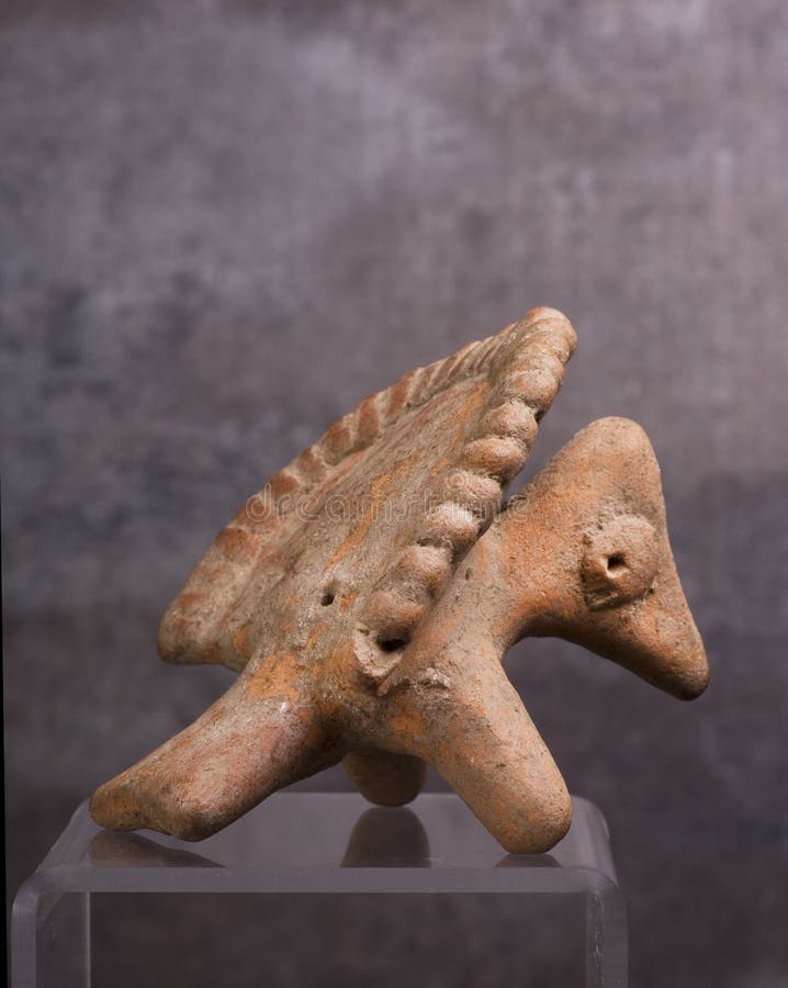 Pre Columbian Mayan Whistle. Stock Photo - Image of idol, artifact ...