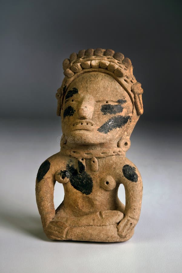 Pre-Columbian warrior stock image. Image of america, antique - 8176493