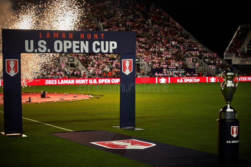 Pre Game Presentation Inter Miami CF Vs. Houston Dynamo, U.S Editorial ...