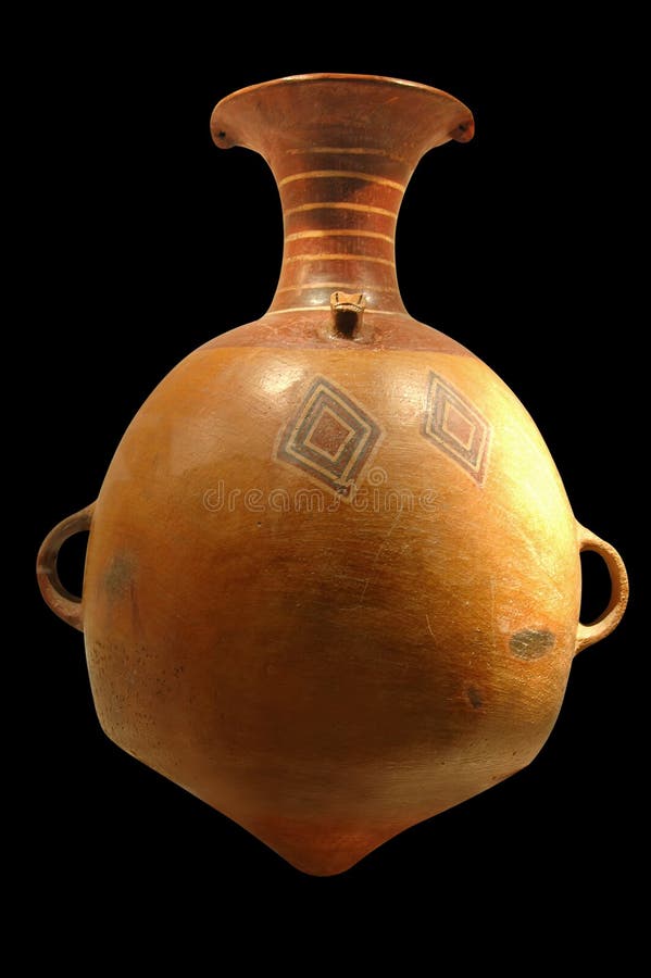 Inca cat mask stock image. Image of pottery, clay, peru - 6358093