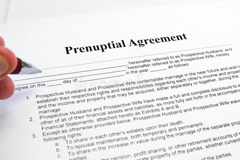 Signing a prenup stock photo. Image of agreement, signing - 16147774