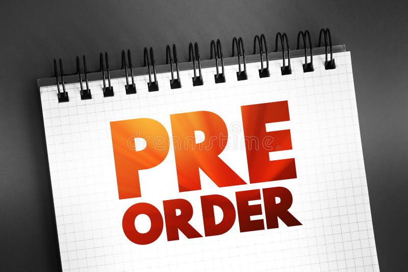 Pre-order - Order Placed for an Item that Has Not yet Been Released ...