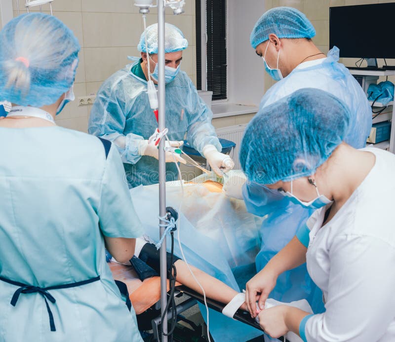 Pre Oxygenation for General Anesthesia. Surgery Equipment. Stock Photo - Image of operate ...