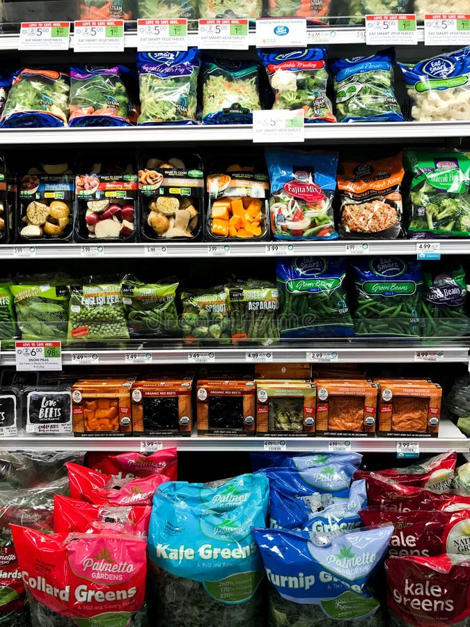 Pre-Packaged Produce for Sale in a Produce Department of a Grocery ... Pre-Packaged Produce for Sale in a Produce Department of a Grocery ...