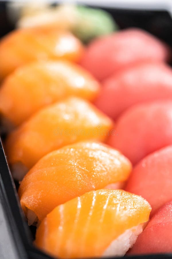 Pre-packaged sushi stock photo. Image of heritage, closeup - 274816278