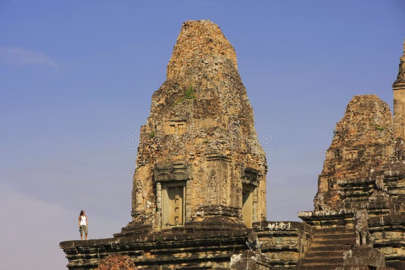 Pre Rup Temple, Angkor Area, Siem Reap, Cambodia Stock Image - Image of ...