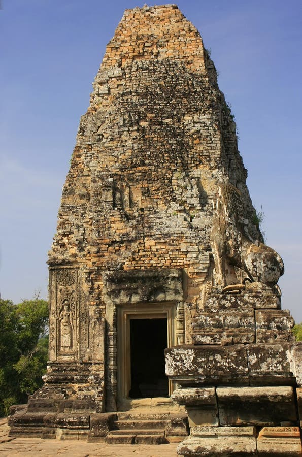 Pre Rup Temple in Angkor, Cambodia Stock Photo - Image of building ...