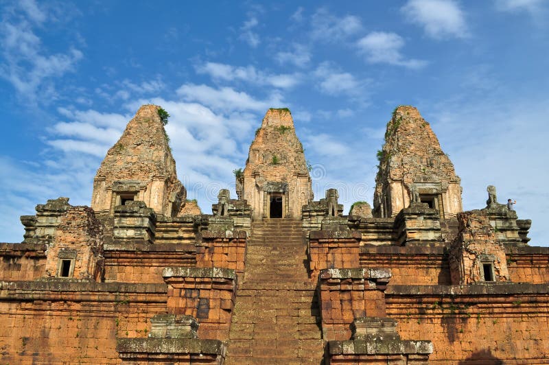 Pre Rup Temple in Angkor, Cambodia Stock Image - Image of famous ...