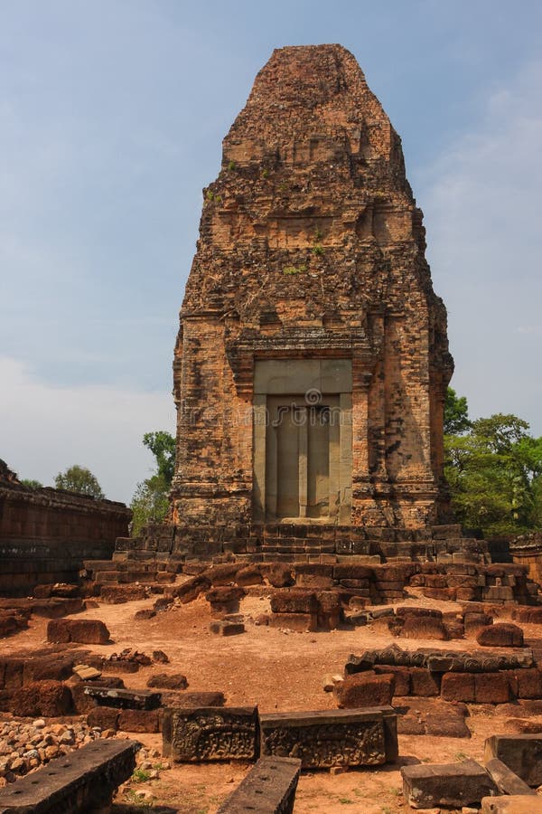 Pre Rup Temple in Angkor City Stock Photo - Image of culture ...