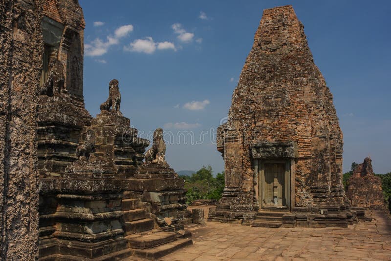 Pre Rup Temple in Angkor City Stock Image - Image of temple ...