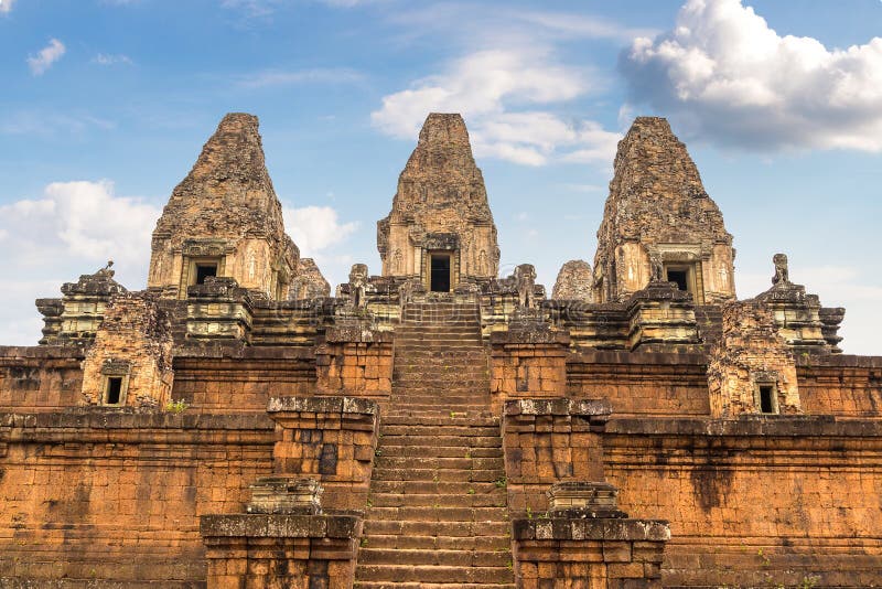 Pre Rup Temple in Angkor Wat Stock Image - Image of trip, monument ...