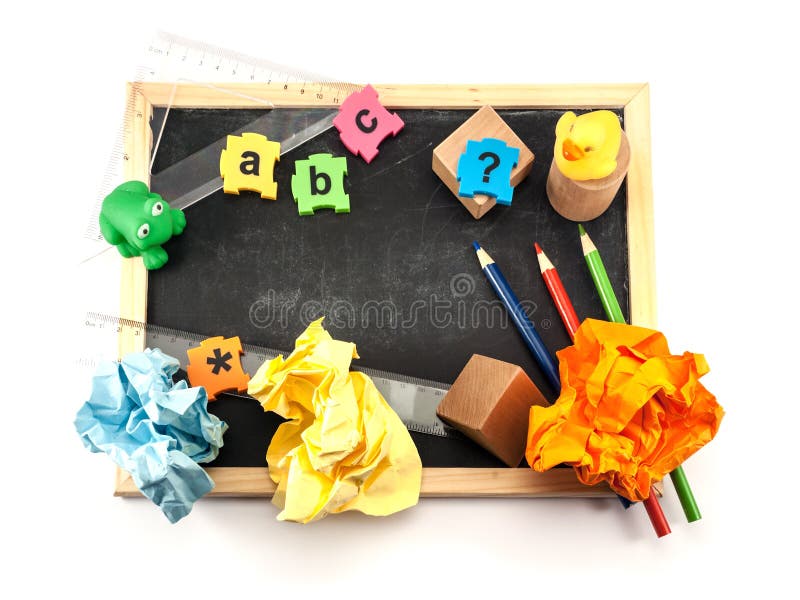 Preschool Objects Collection Stock Photo - Image of magnet, equipment ...