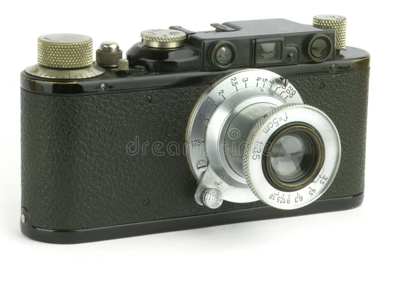 Pre-war rangefinder camera stock photo. Image of chrome - 2904384