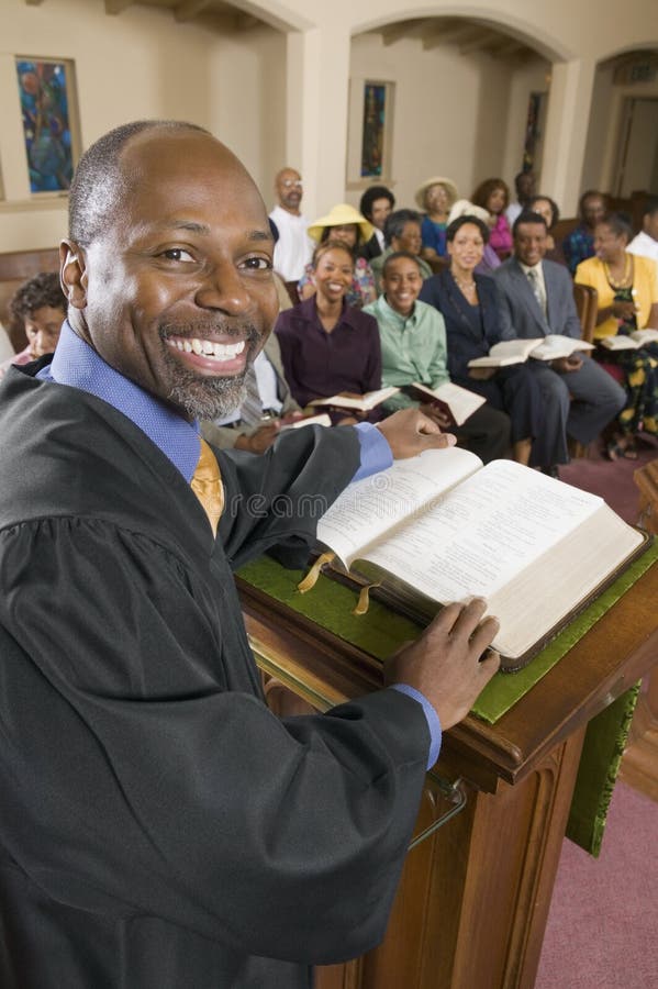 Preacher and Congregation stock image. Image of looking - 13584445