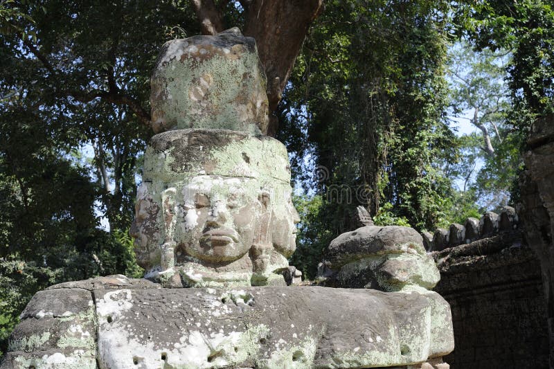 Preah Khan temple stock image. Image of preah, history - 12784939