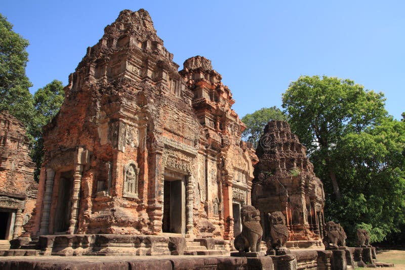 Preah Ko in Angkor stock photo. Image of tower, asia - 46695244