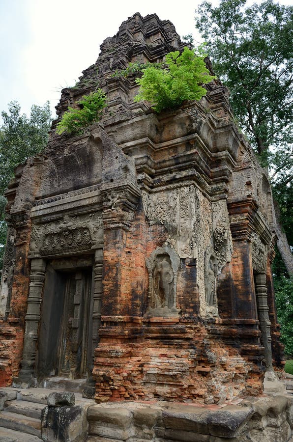 Preah Ko temple stock image. Image of landmark, sightseeing - 36722685