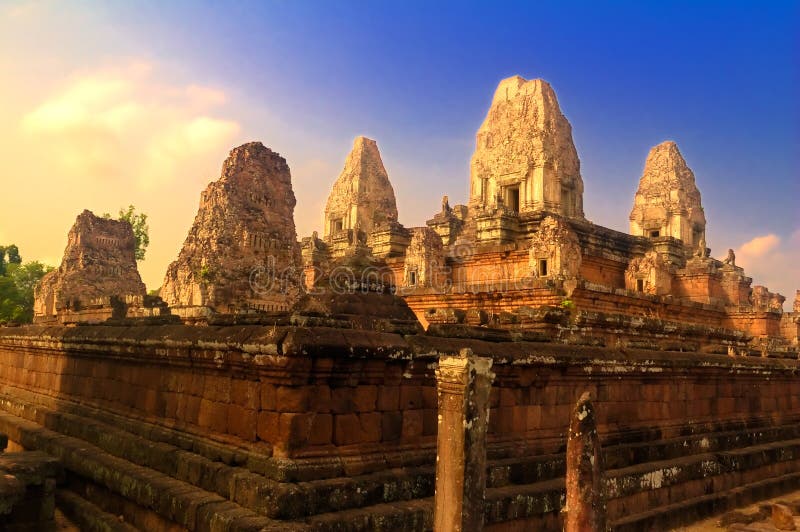 Preah Rup temple in angkor stock photo. Image of amazing - 2364292