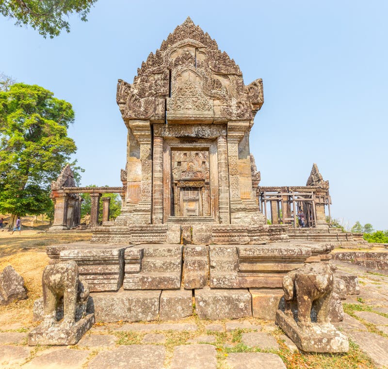 Preah Vihear, Cambodia - Dec 03 2016: Preah Vihear Temple. A Famous ...