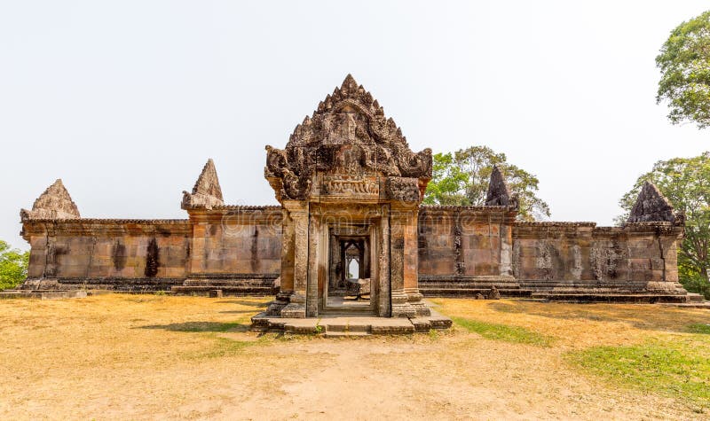 Preah vihear temple stock photo. Image of exterior, landmark - 71329550