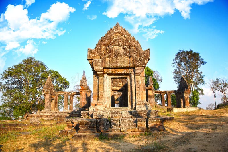 Preah Vihear Temple stock image. Image of khmer, asian - 44495767