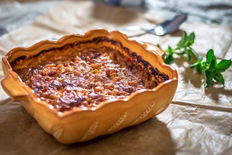 Prebranac stock photo. Image of baked, food, europe, meal - 91401288