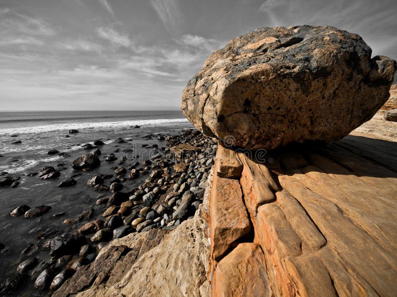 Precarious stock photo. Image of landscape, shore, national - 8372078