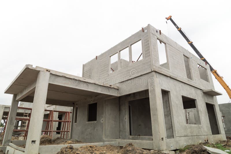 Precast Building stock image. Image of addition, prefabricated - 73892663