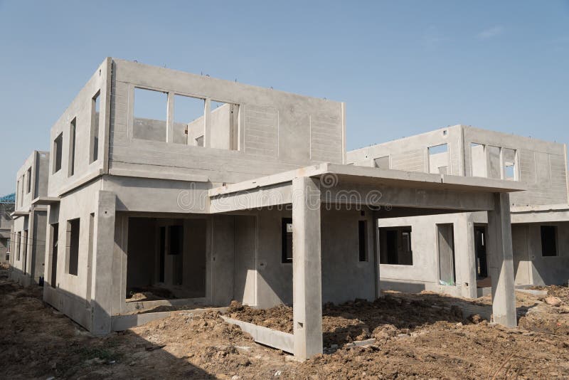 Precast Building stock image. Image of real, project - 74264485