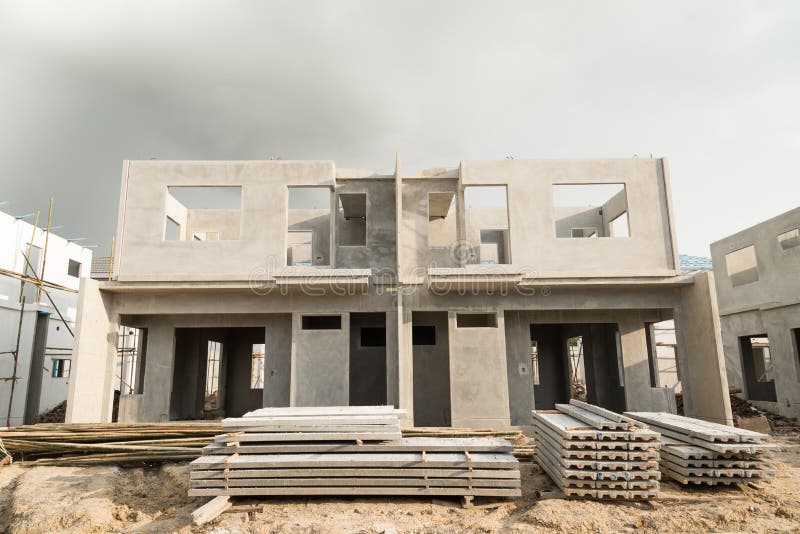 Precast Building stock photo. Image of line, civil, place - 74992764