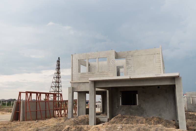 Precast Building stock photo. Image of feature, industry - 79833494