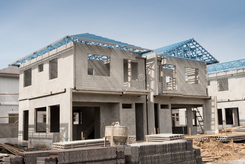 Precast Building stock image. Image of residential, industry - 79833673