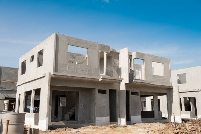 Precast Building stock image. Image of site, real, engineering - 84202935