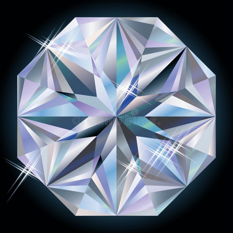 Precious Diamond Stone, Vector Stock Vector - Illustration of banner ...