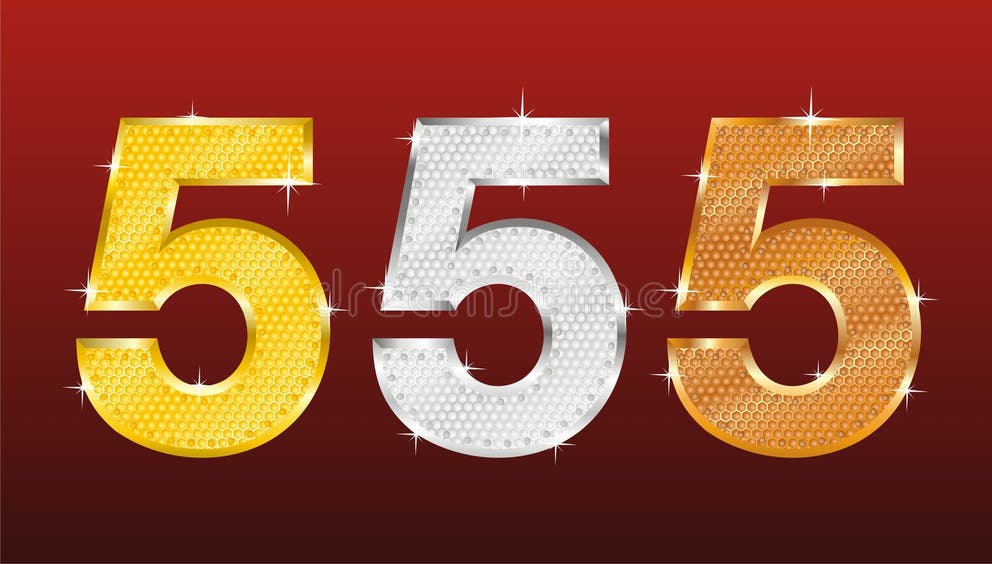 Precious Five stock vector. Illustration of currency, glitter - 7560662