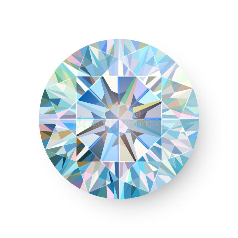 Precious Gem on White Background Vector Stock Vector - Illustration of ...