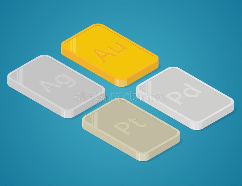 Stacks of platinum bars stock photo. Illustration of price - 5372474