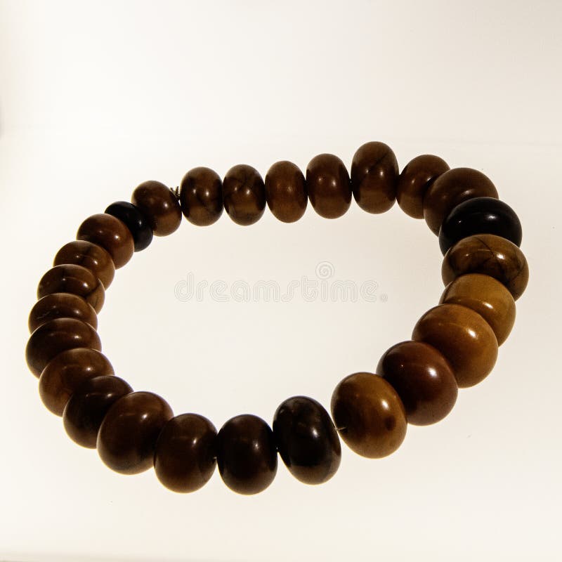 A Precious Necklace Made of Amber Stock Image - Image of handmade ...