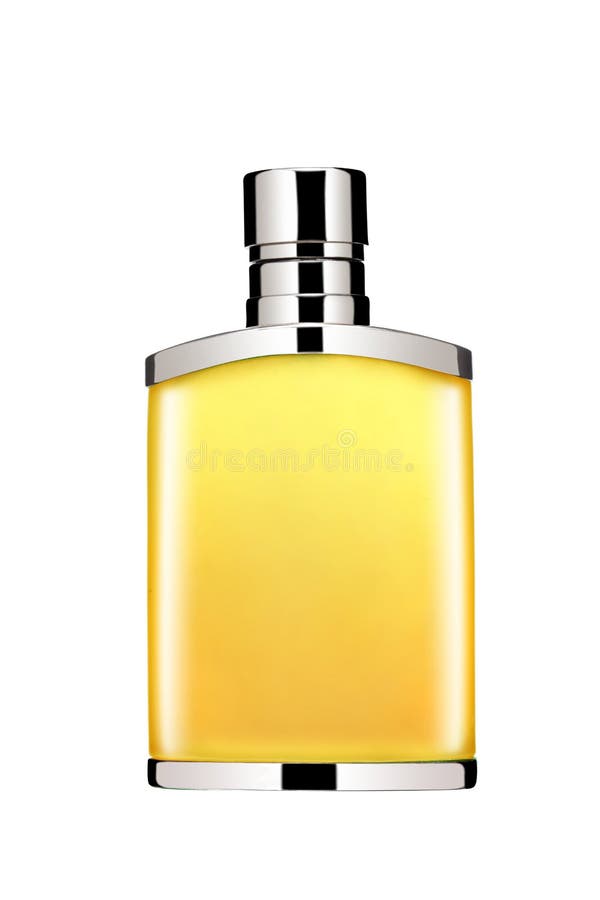 Precious Perfume Bottle Isolated on White Background with Clipping Path ...