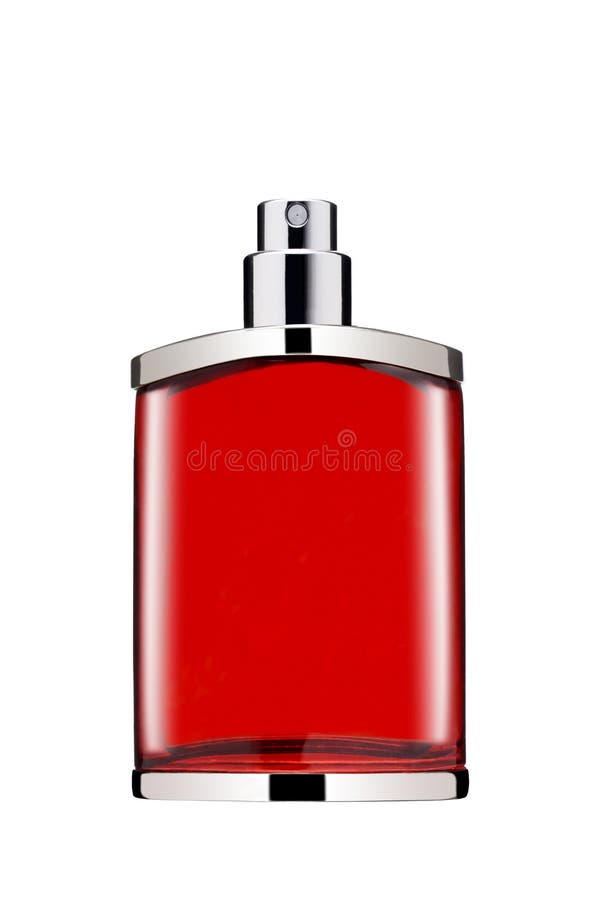 Precious Perfume Bottle Isolated on White Background with Clipping Path ...