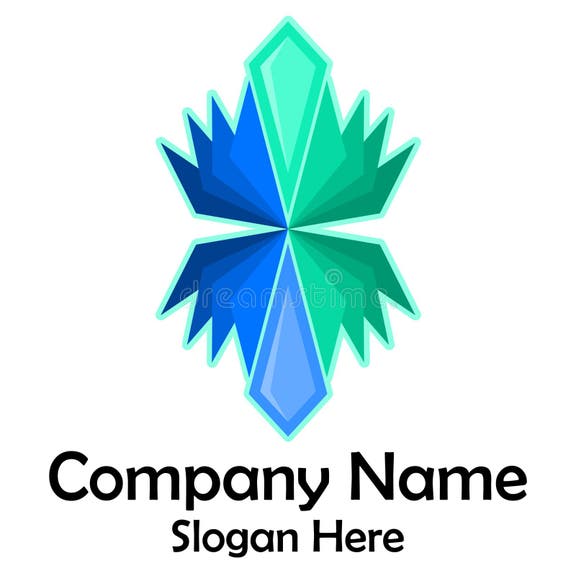 Precious Stone Logo Vector Illustration Stock Vector - Illustration of ...